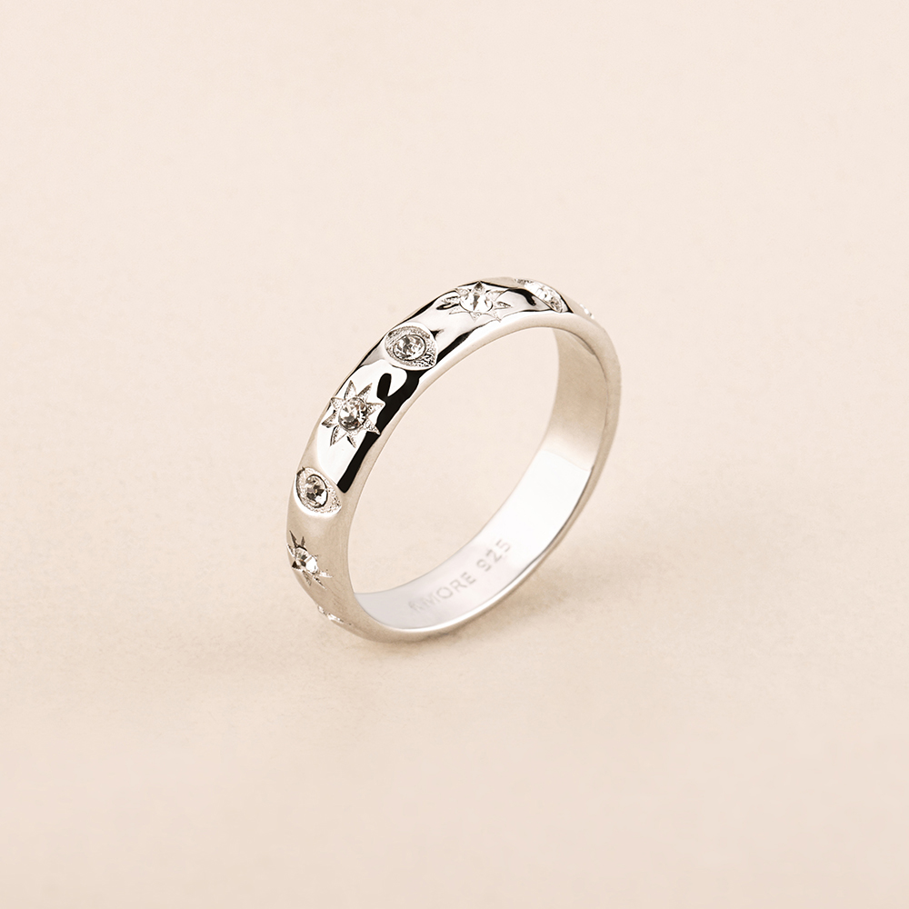 Solar Band Ring SR6641S - holamore